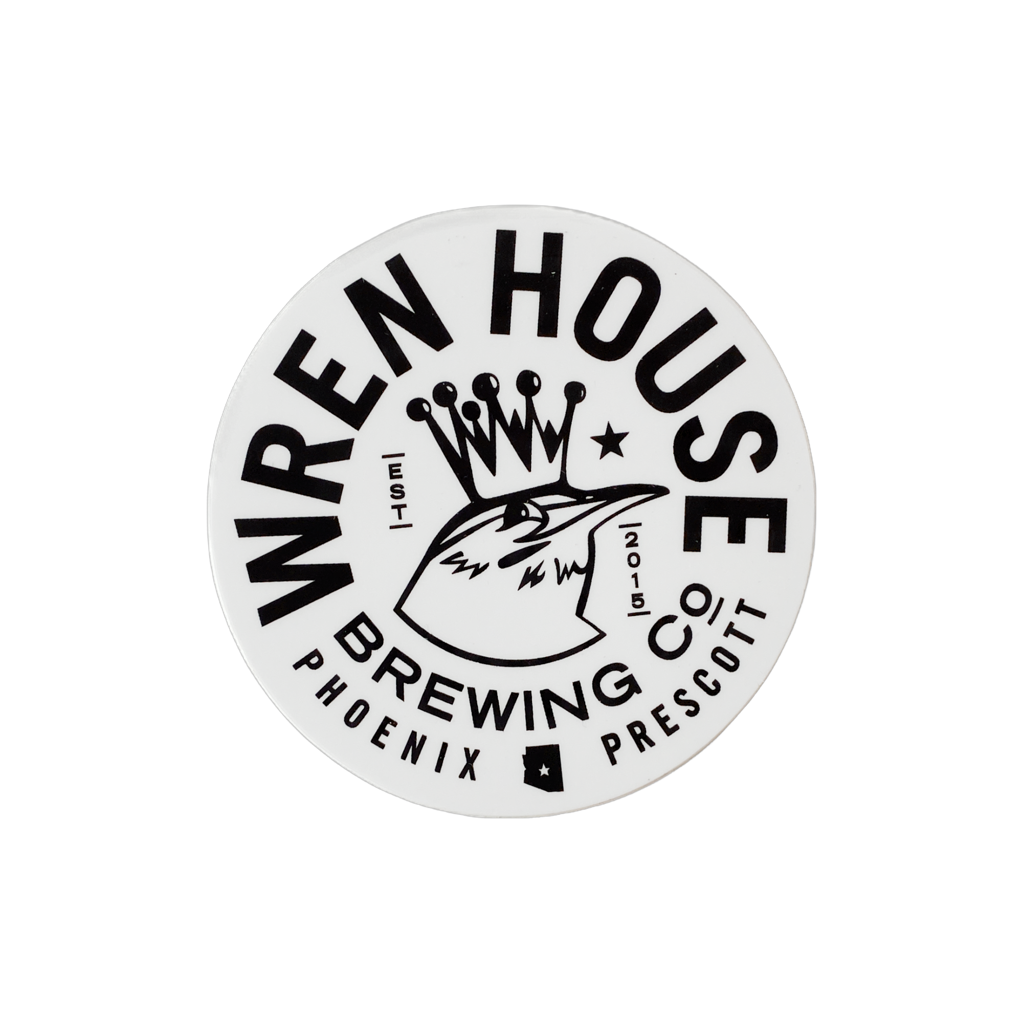 Circle Sticker | Wren House Brewing